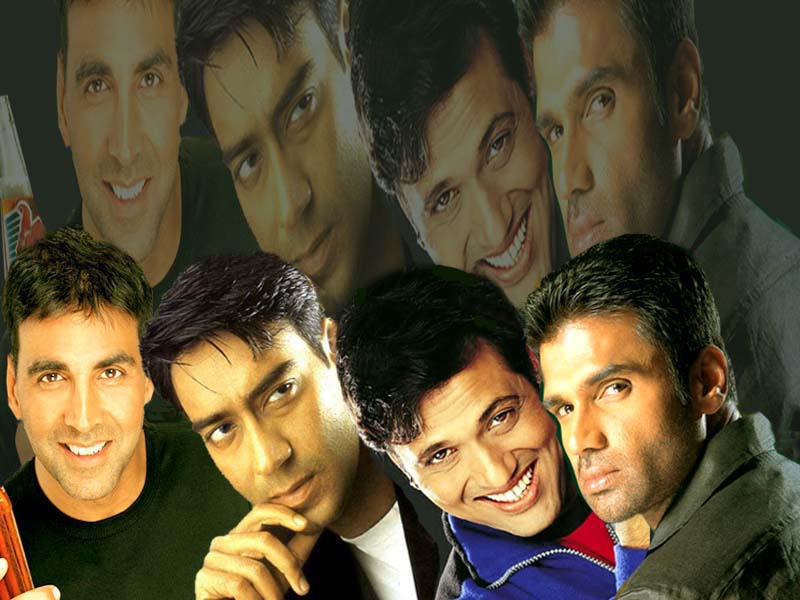 Akshay Kumar, Govinda, Ajay Devgan & Sunil Shetty / Adeel - Bollywood ...