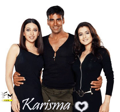 Karishma Kapoor and Akshay Kumar and Amisha / Karisma Kapoor ...