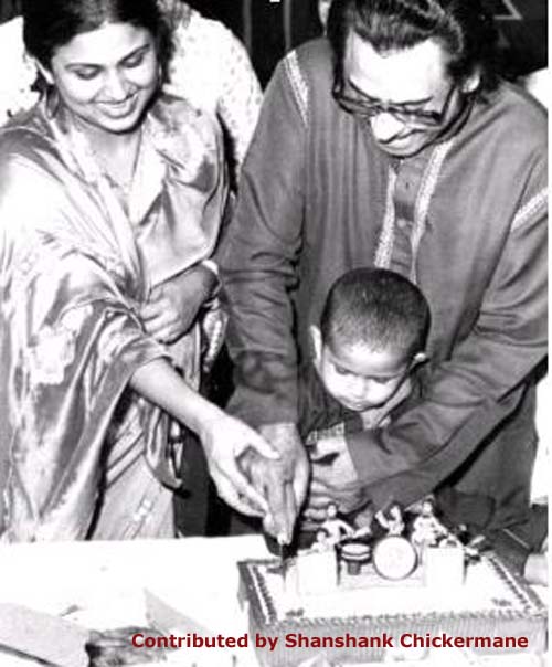 Leena, Baba Sumit and Kishore (Contributed by Shashank Chickermane) / Kishore Kumar - Bollywood ...