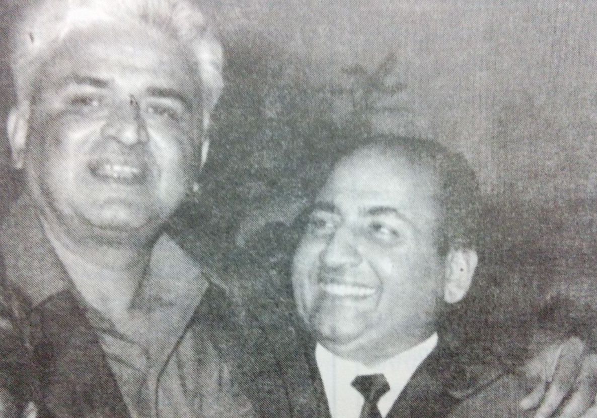 C Ramchandra with Mohd Rafi / C Ramchandra (singer and music director ...