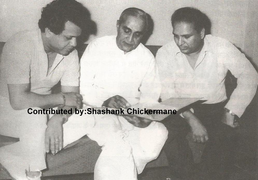 Shankar Jaikishan with Vijay Bhatt / Shankar Jaikishan (music director ...