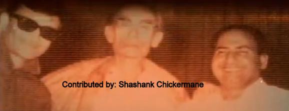 Mohd Rafi with SD Burman & Dev Anand / Mohd Rafi - Bollywood Photos