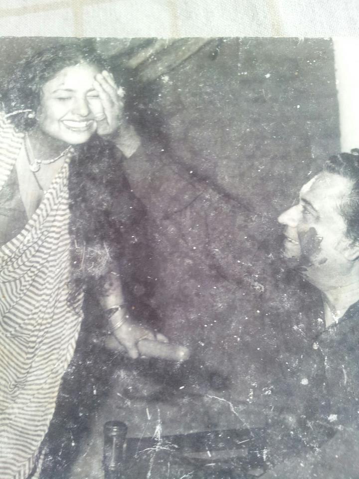 Kishore Kumar with wife Leena Chandavarkar / Kishore Kumar - Bollywood ...
