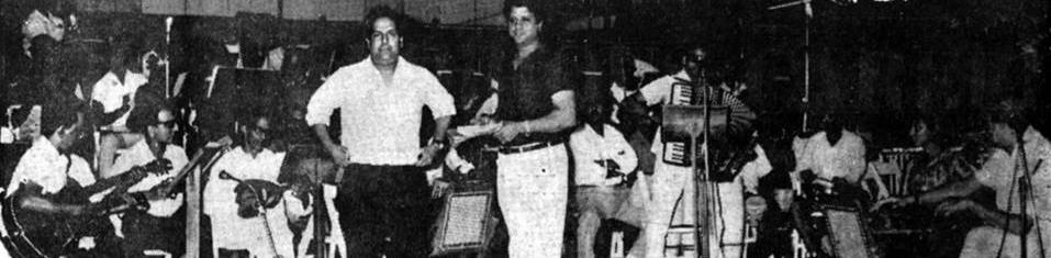 Shankar Jaikishan with their musicians / Shankar Jaikishan (music ...