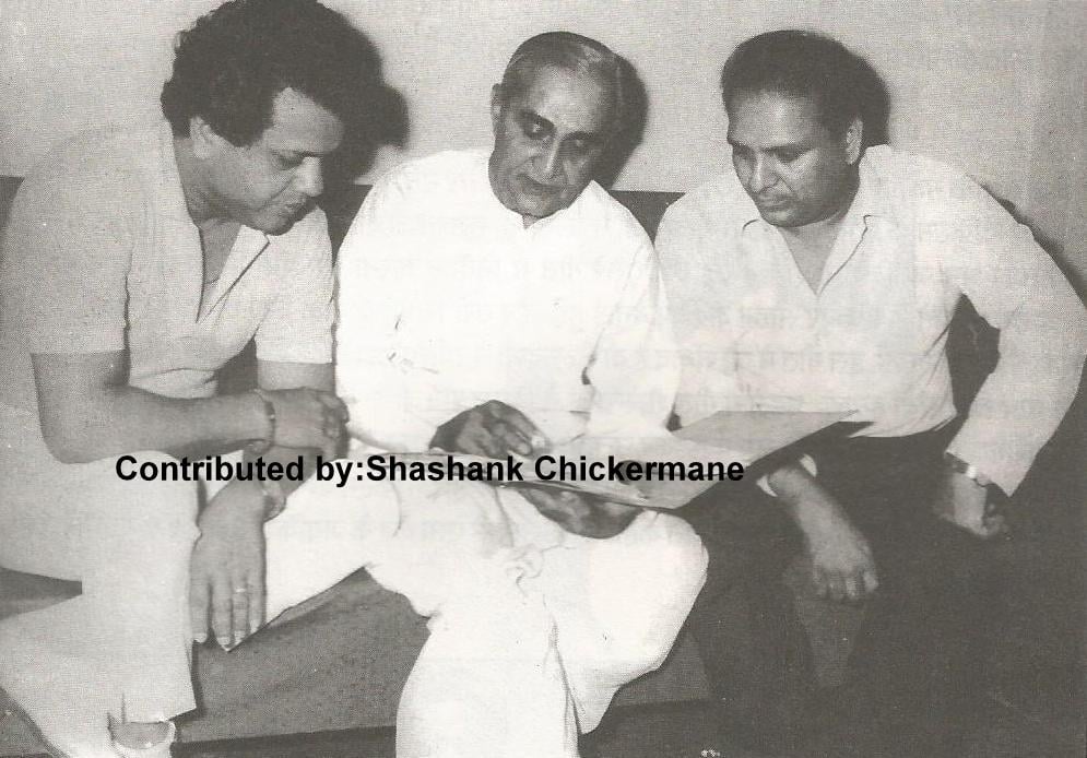 Shankar Jaikishan with Vijay Bhatt / Shankar Jaikishan (music director ...
