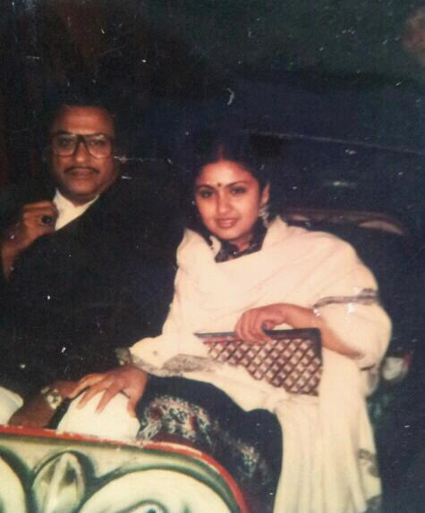 Kishore Kumar with wife Leena Chandavarkar / Kishore Kumar - Bollywood ...