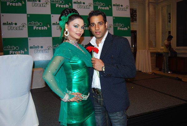 Rakhi Sawant, Abhishek Awasthi launches Minto Fresh - 1 / Rakhi Sawant ...