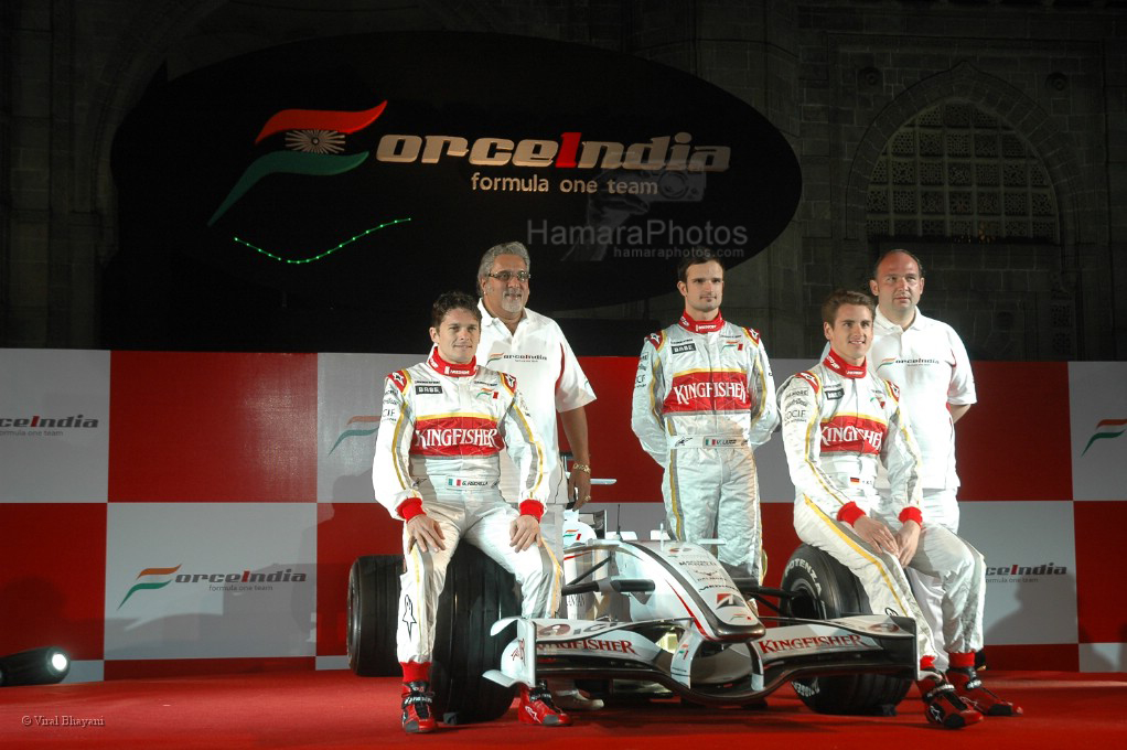 Vijay Mallya at Force India Formula One Team car Launch / In The News ...