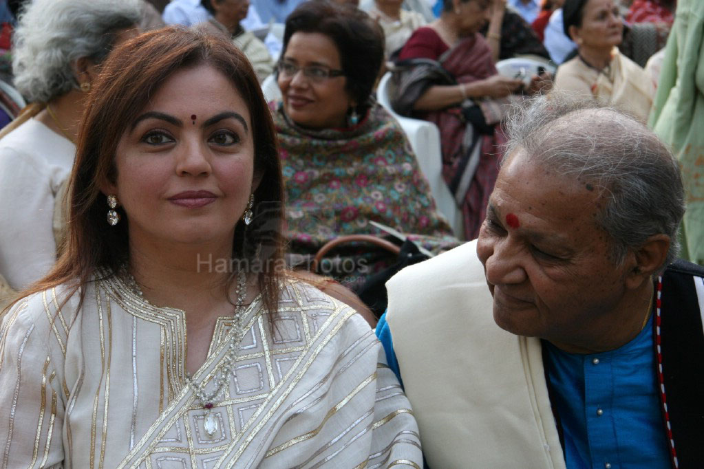 Neeta Ambani at inauguration of Pichhwais of Shrinathji Exhibition / In ...