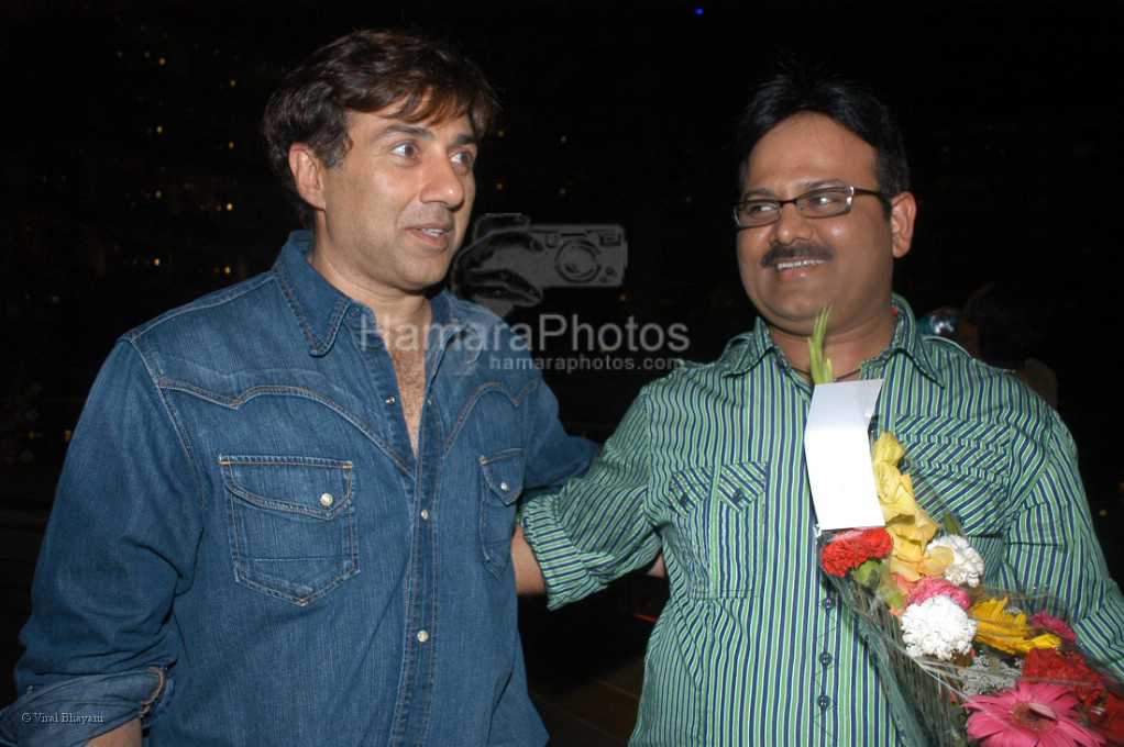 Sunny Deol,Neeraj Pathak at director Neeraj Pathak's birthday bash in ...