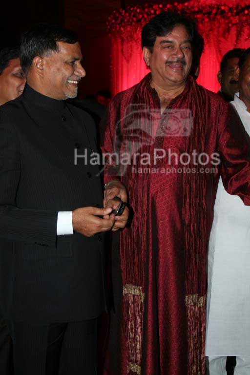 Shatrughna Sinha,Kripa Shankar at Kripa Shankar's son Sanjay Singh's ...