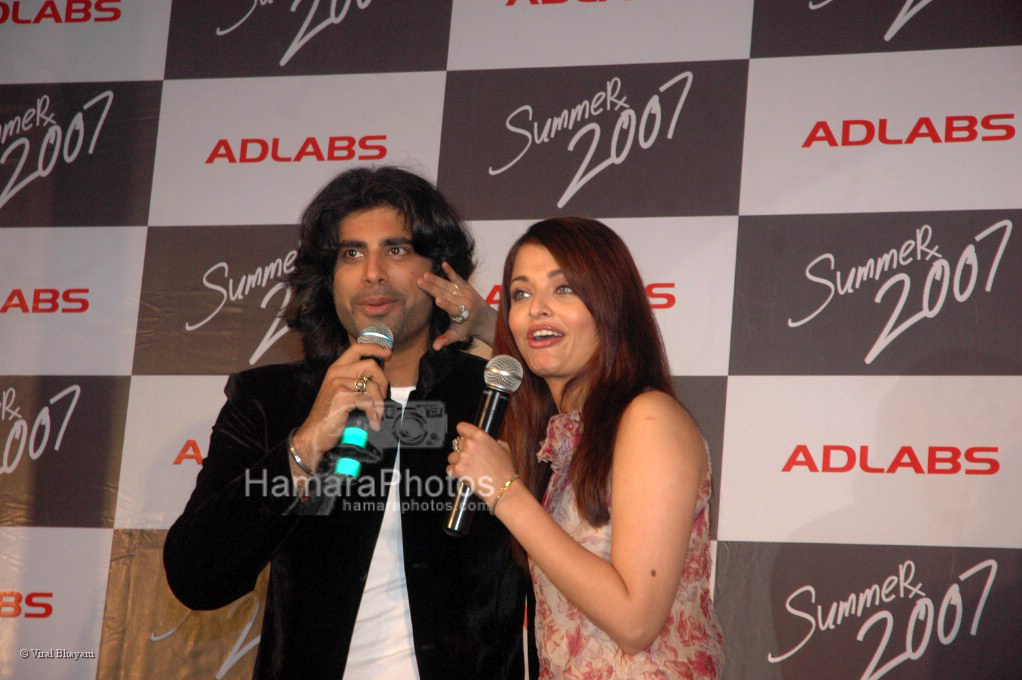 Sikander Kher with Aishwarya Rai at the Summer 2007 first look in The ...