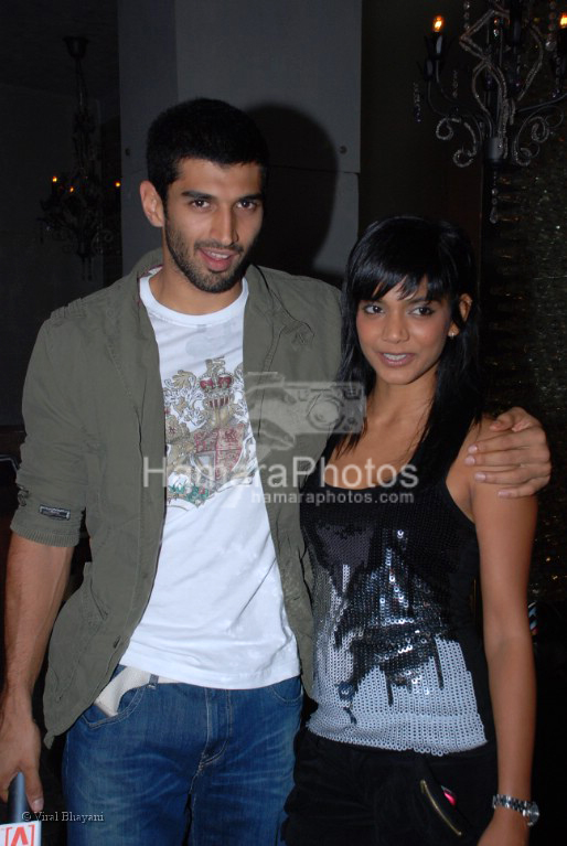 Vj Aditya and Juhi Pande at Bryan Adams 11 album launch in Pause, Hill ...