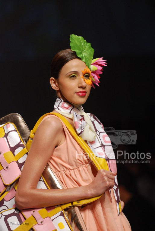 Model at Lakme Fashion Week Ramp Walk for Portico on March 29th 2008 ...
