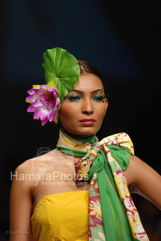 Model at Lakme Fashion Week Ramp Walk for Portico on March 29th 2008 ...