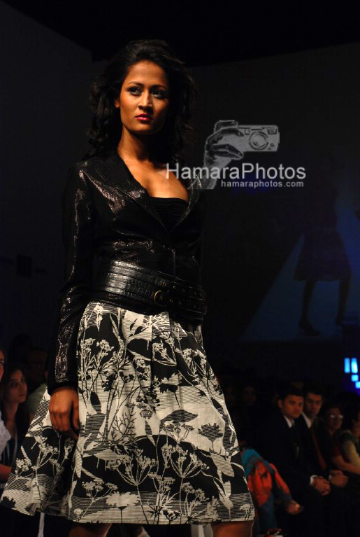 Model walks on the ramp for Allen Solly show in Lakme Fashion week on ...