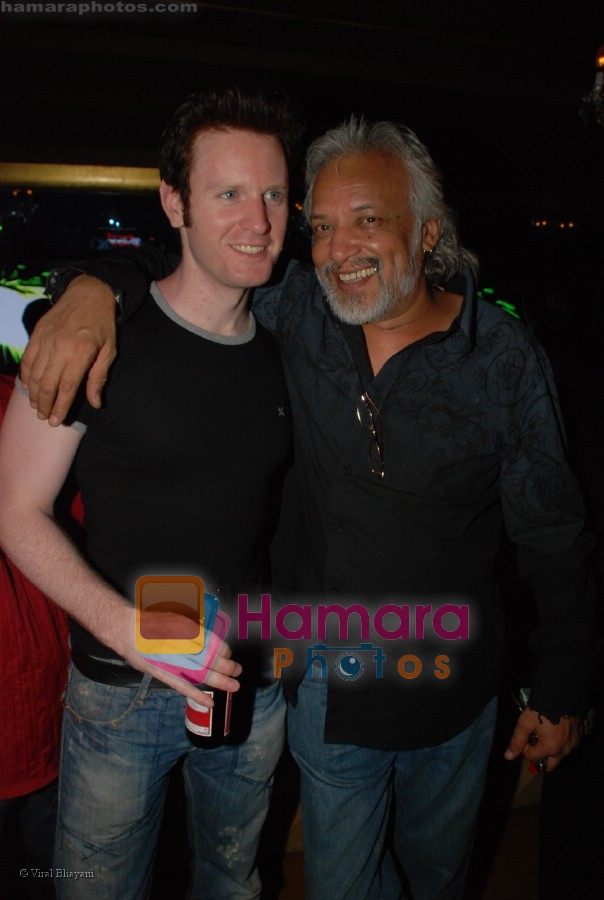 Aalex with Bob Brahmbhatt at Budweiser bash in Aurus on April 12th 2008 ...