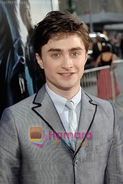 Daniel Radcliffe at the premiere of film HARRY POTTER AND THE HALF ...