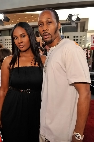 Talani Rabb, RZA at the LA Premiere of FUNNY PEOPLE on 20th July 2009 ...