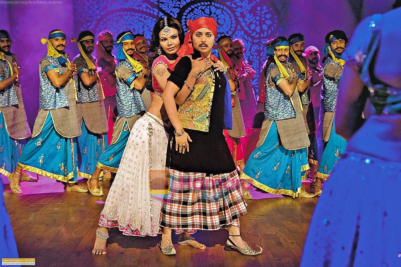 Rani Mukherjee, Rakhi Sawant in the still from movie Dil Bole Hadippa ...
