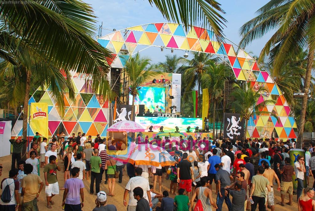 at Sunburn 2009 Festival in Candolim Goa on 29th Dec 2009 / 2009 Party ...