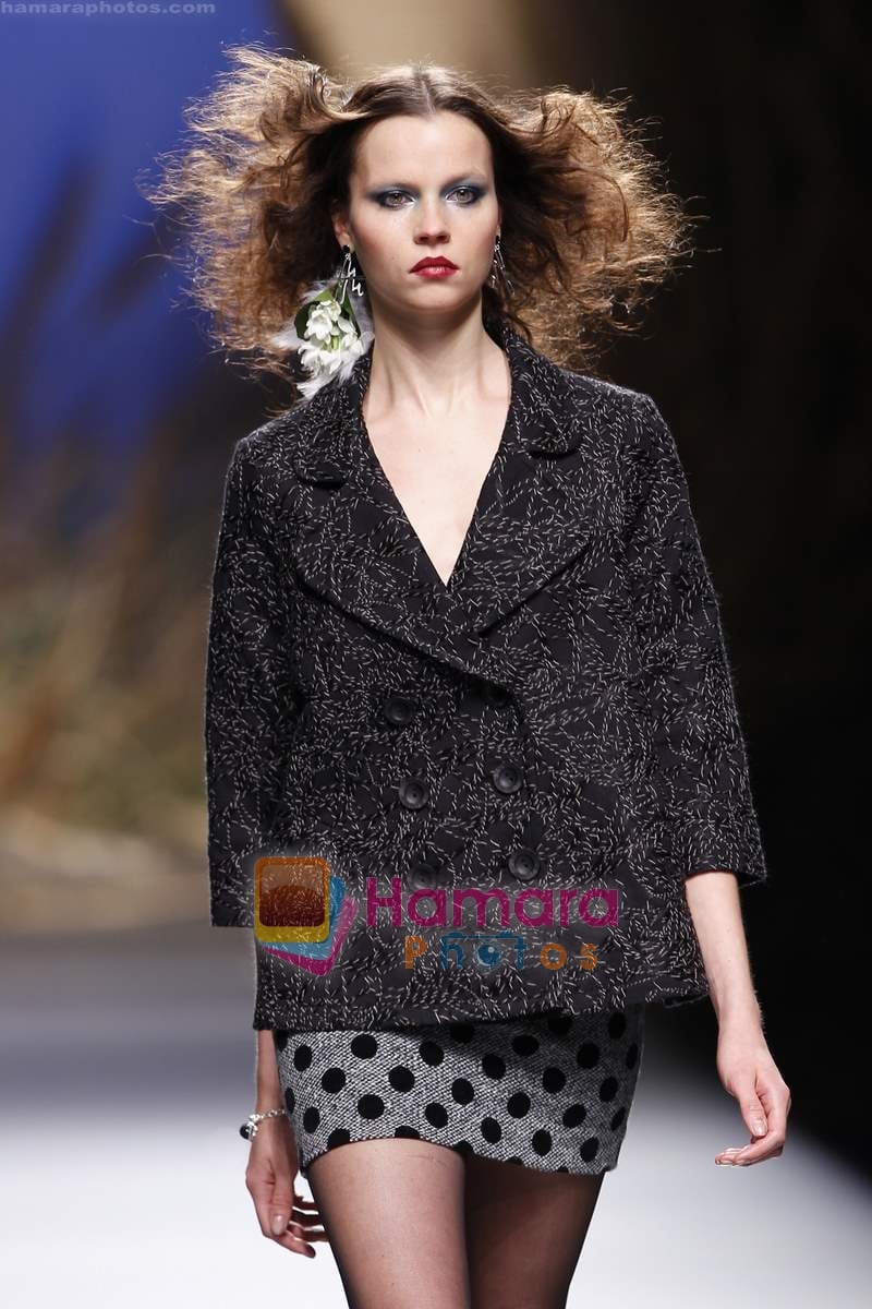 Model walk the ramp for Madrid Fashion Week on 18th Fen 2010 / Madrid ...