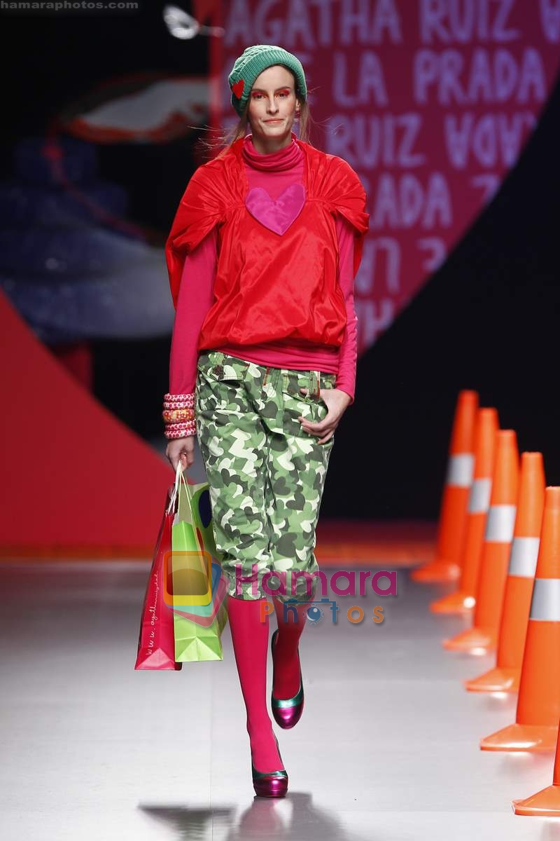 Model walk the ramp for Madrid Fashion Week on 18th Fen 2010 / Madrid ...