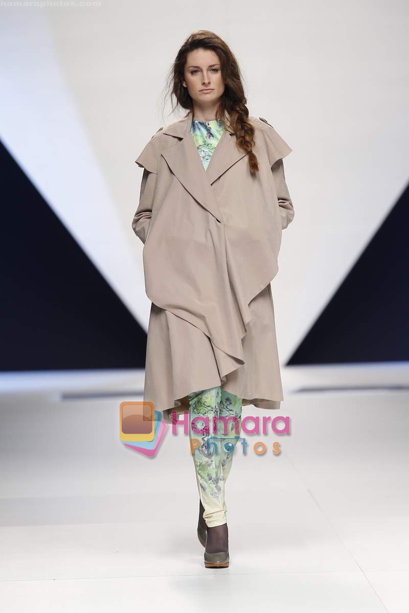 Model walk the ramp for Madrid Fashion Week on 18th Fen 2010 / Madrid ...