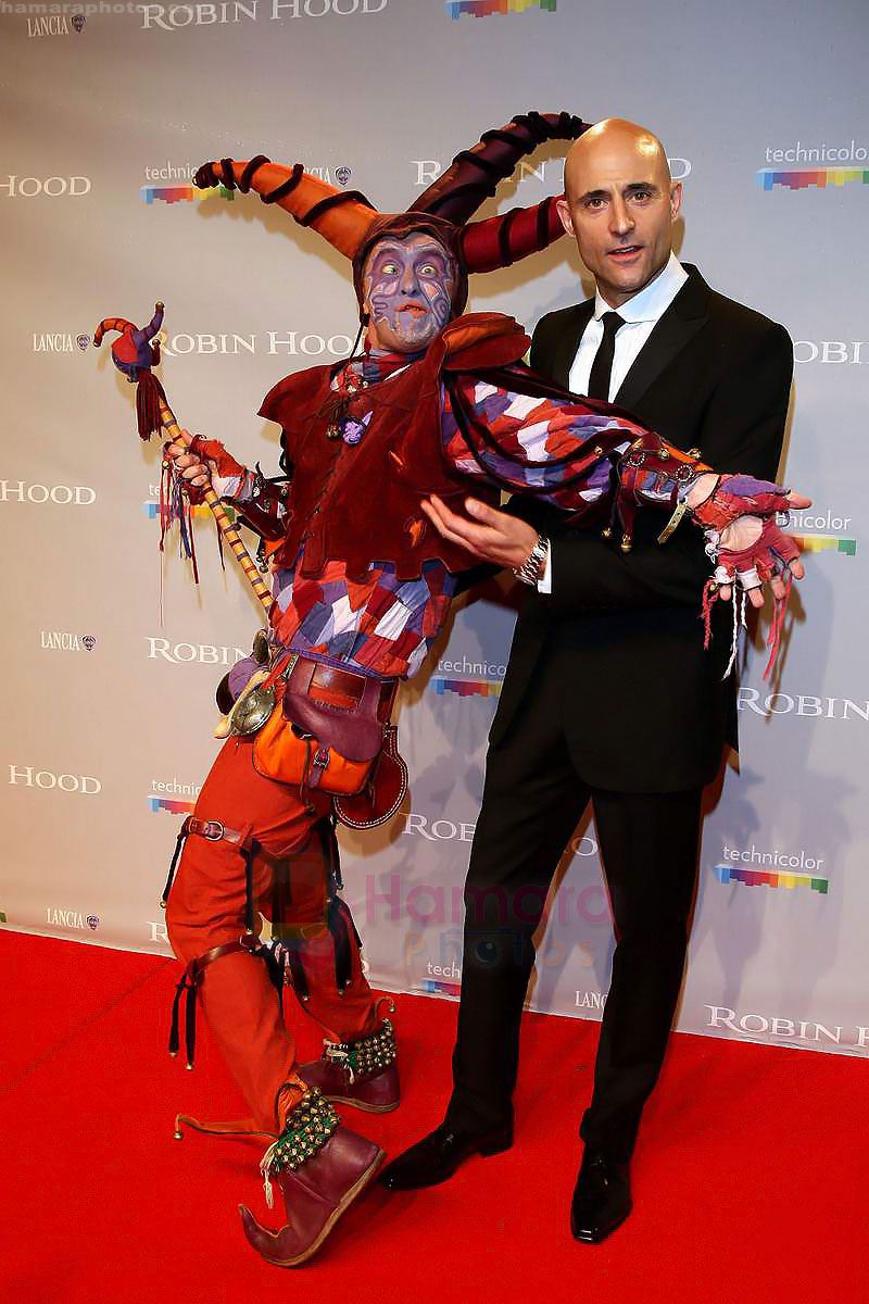 Mark Strong arrive at the ROBIN HOOD After Party at the Hotel Majestic ...