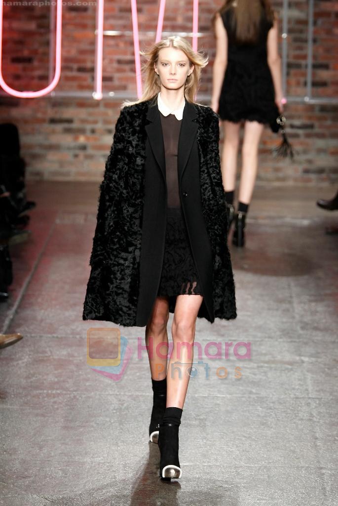 Model walk the ramp for Mercedes-Benz Fashion Week Fall 2011 ...