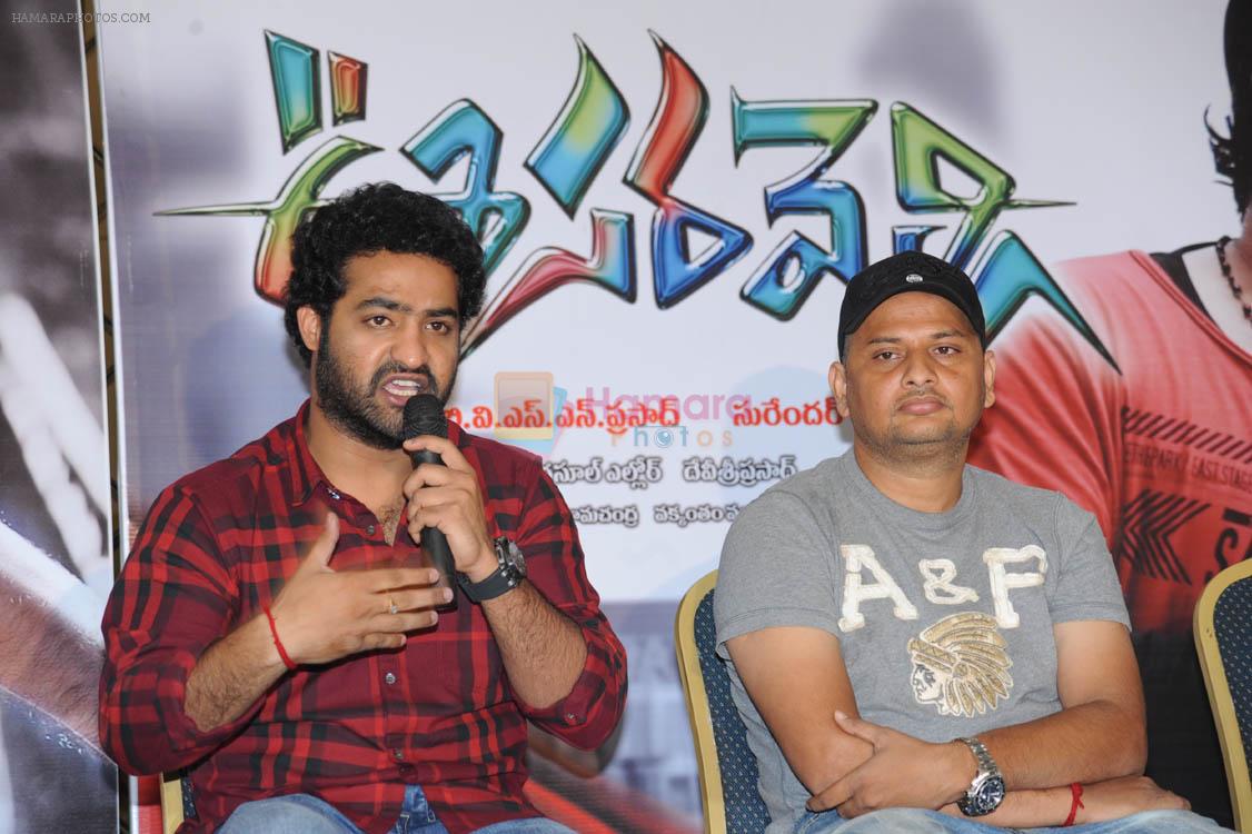 Junior NTR attends Oosaravelli Movie Press Meet on October 4th 2011 ...