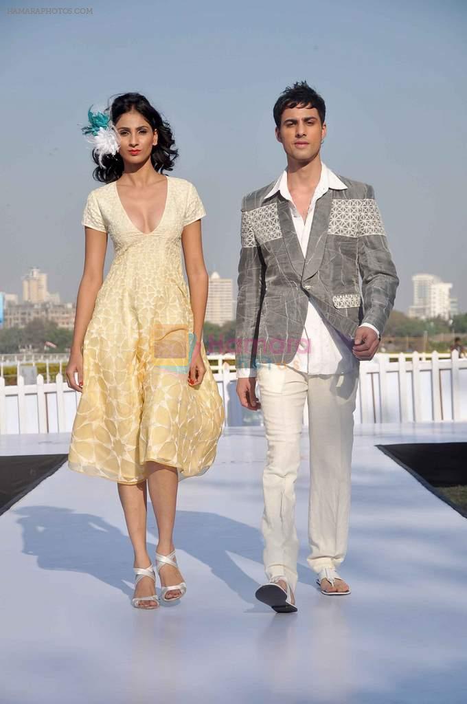 at Designer Rahul Mishra showcases collection in Race Course on 28th ...