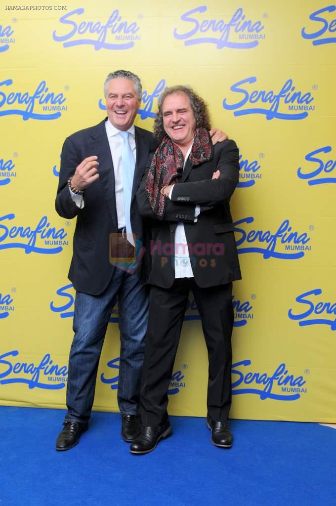 Vittorio Assaf & Fabio Granato at Serafina launch in Palladium, Mumbai ...