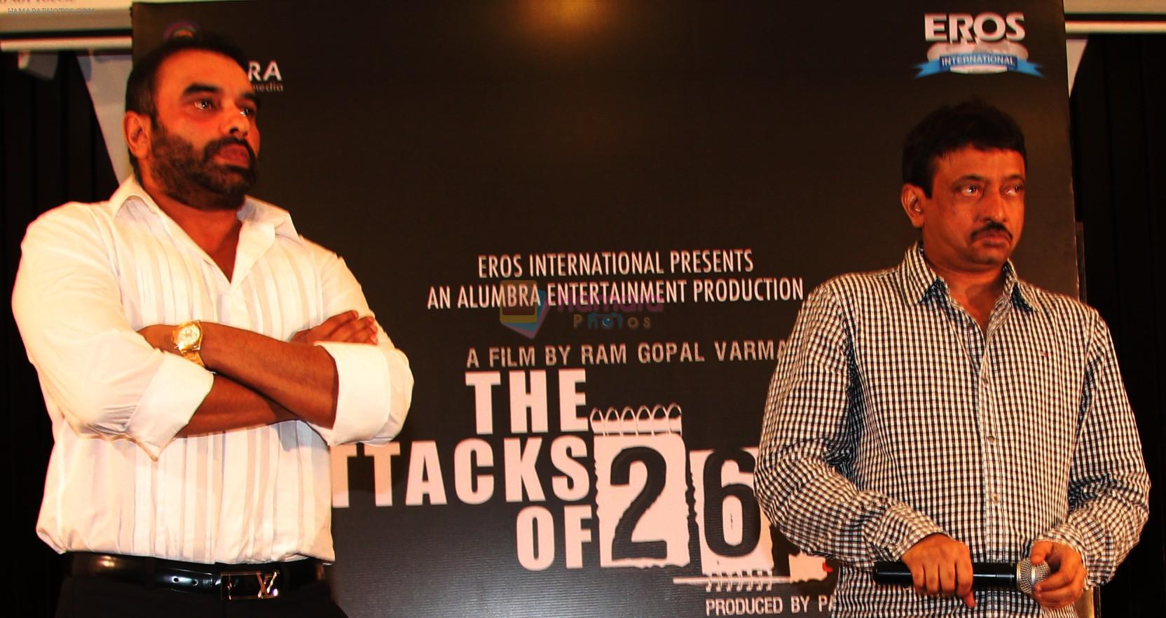 Parag Sanghavi and Ram Gopal Varma at the first look of The Attacks of ...