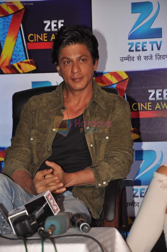 Shahrukh Khan at Zee Cine Awards press meet in Panchgani, Mumbai on ...