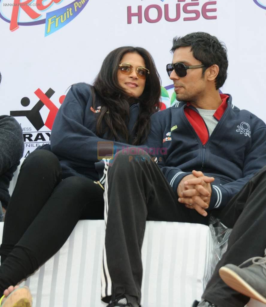 Richa Chadda, Randeep Hooda at run for children event in New Delhi on ...