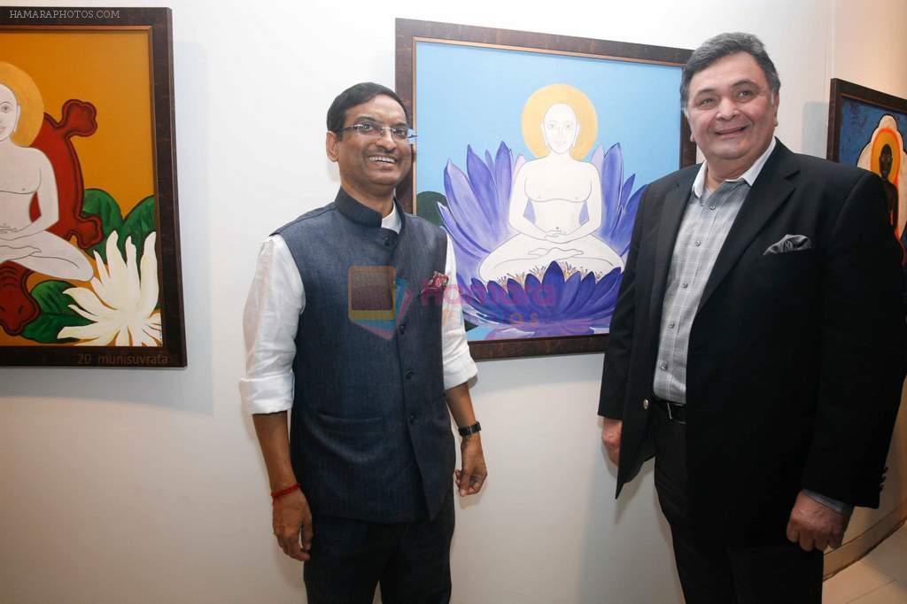Bharat Tripathi & Rishi Kapoor at Bharat Tripathi's Tirthankar ...