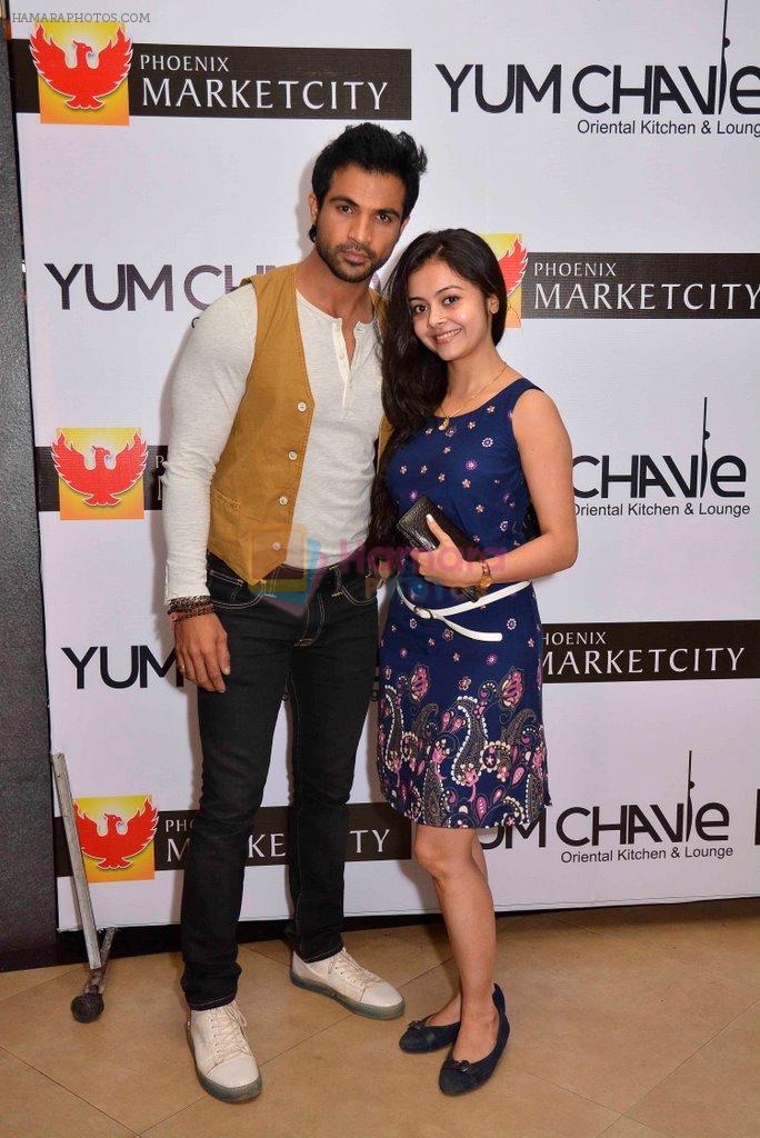 Mohammad Nazim & Devoleena Bhattacharjee at Phoenix Market City easter ...