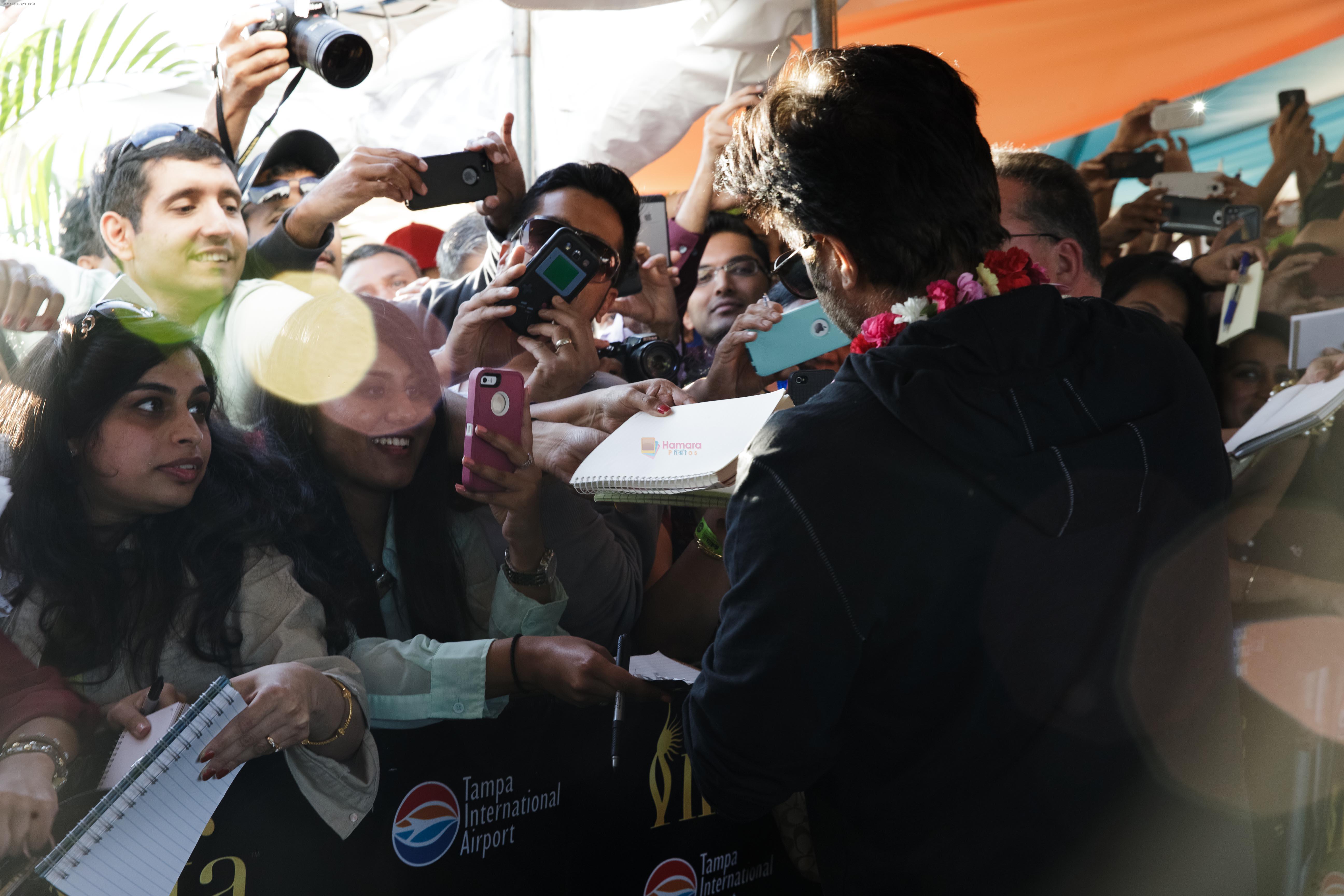 Anil Kapoor arrives at Tampa International Airpot on 23rd April 2014 ...