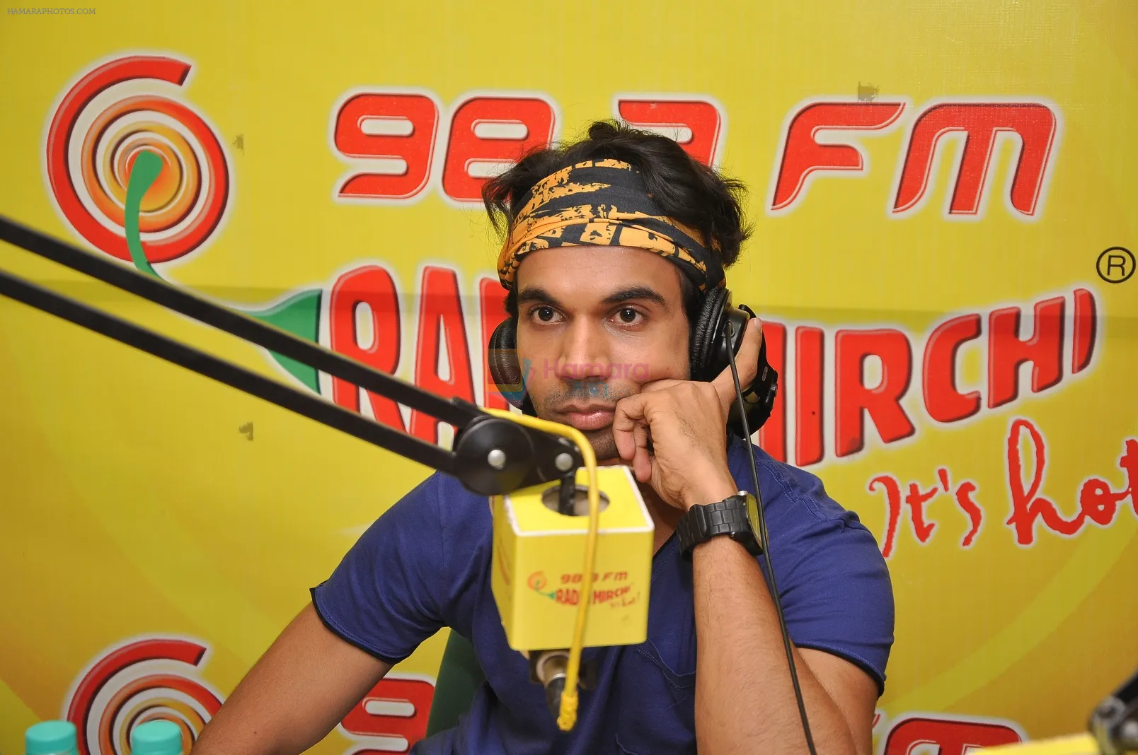 Raj Kumar Rao at Radio Mirchi studio for movie promotion / Rajkummar ...