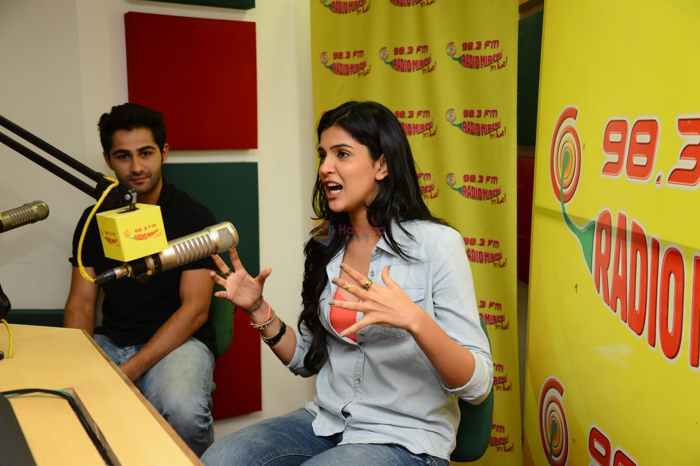 Armaan Jain and Deeksha Seth at Radio Mirchi Mumbai studio for ...