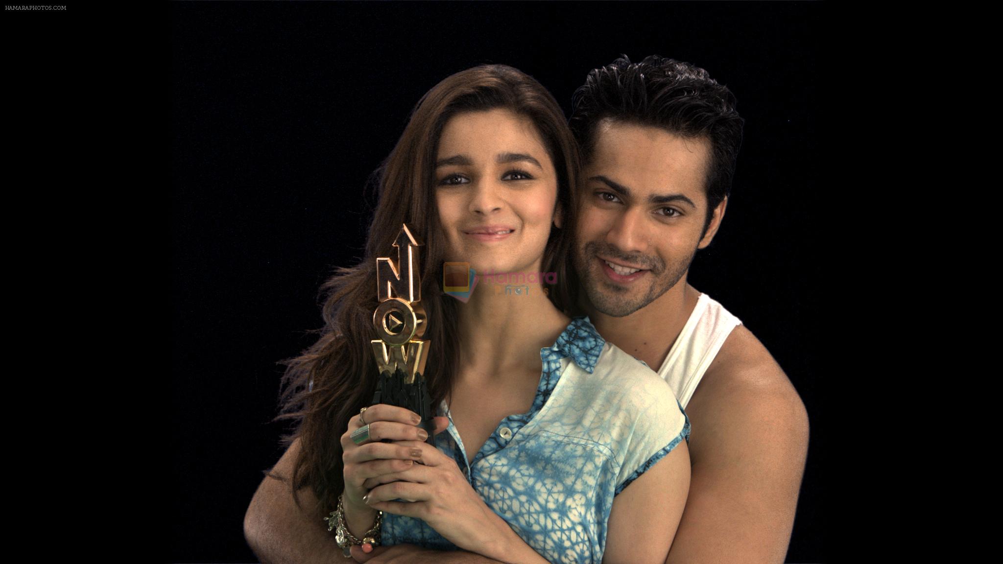 Alia bhatt and Varun Dhawan for the promo shoot of Big Life OK Now ...