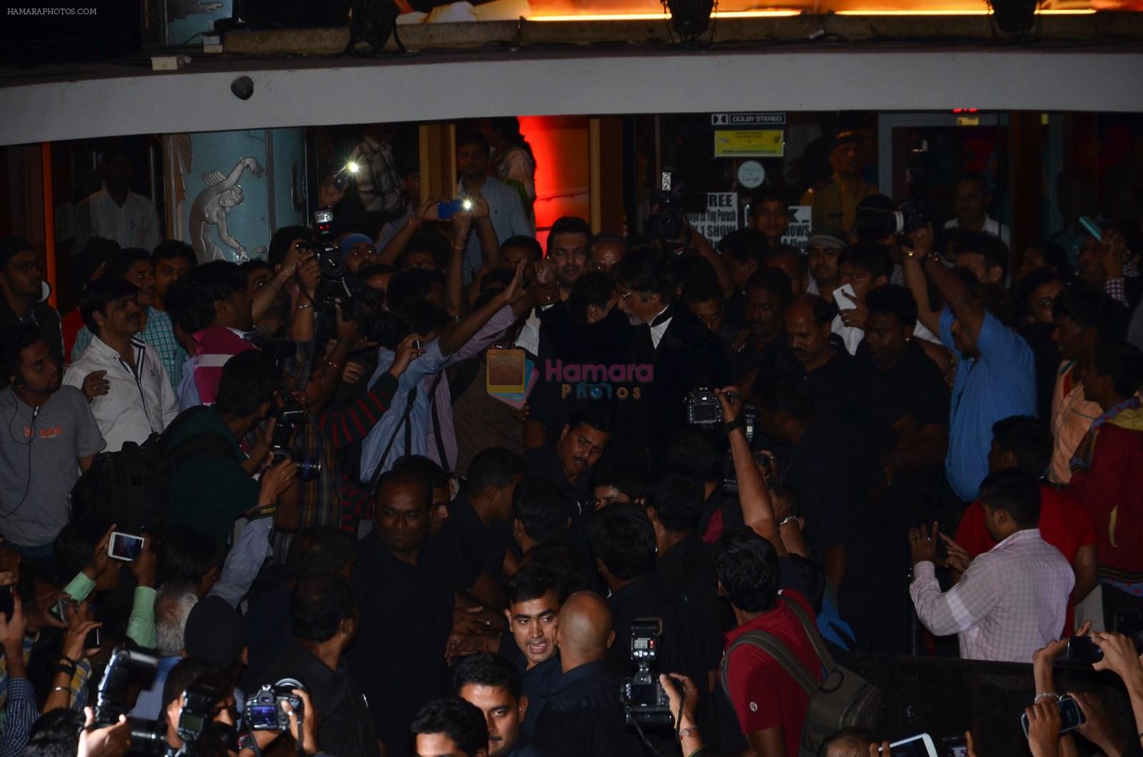 Amitabh Bachchan at Shamitabh trailor launch in Mumbai on 6th Jan 2015 ...