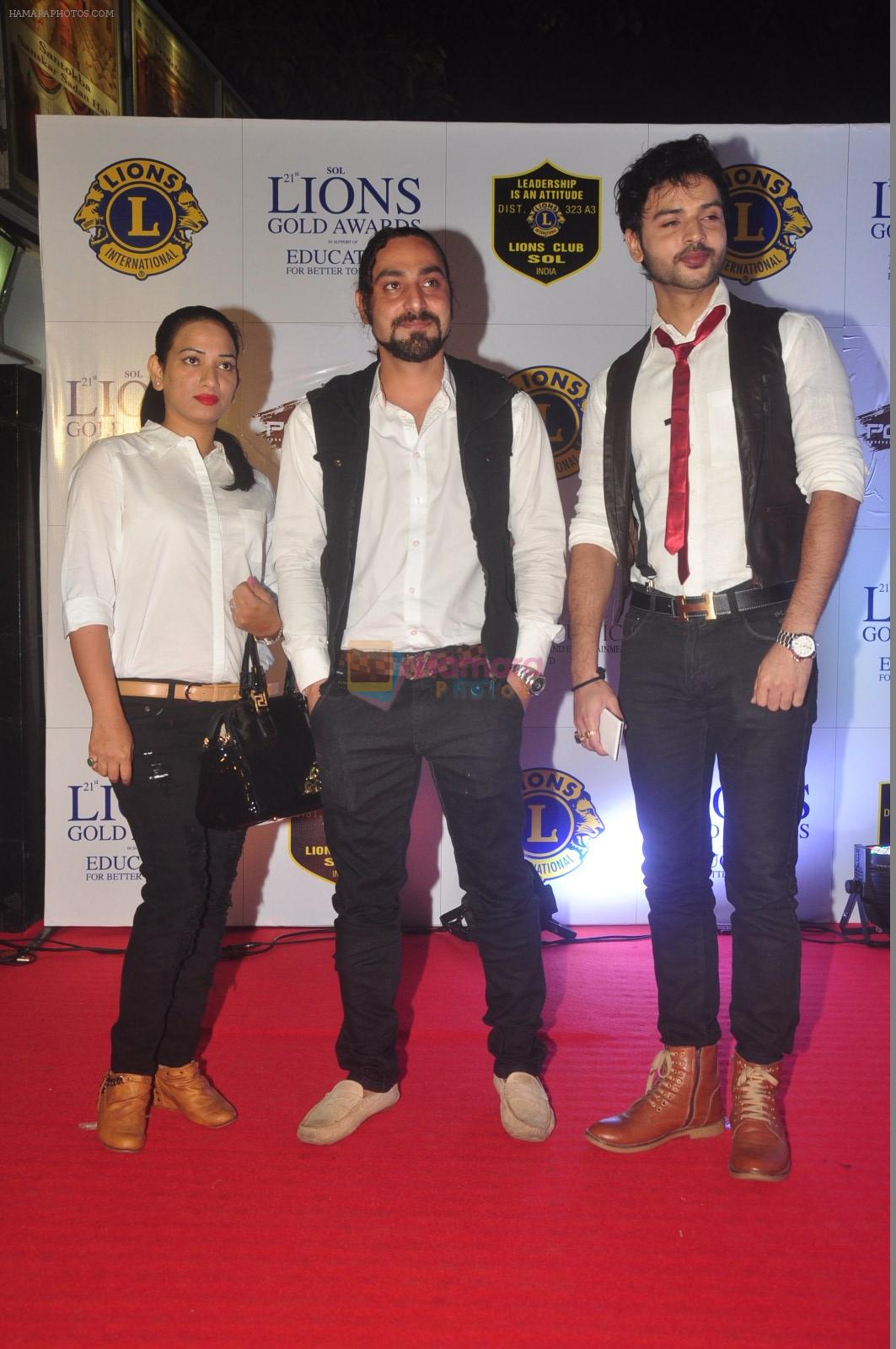 Praneet Bhatt at the 21st Lions Gold Awards 2015 in Mumbai on 6th Jan ...