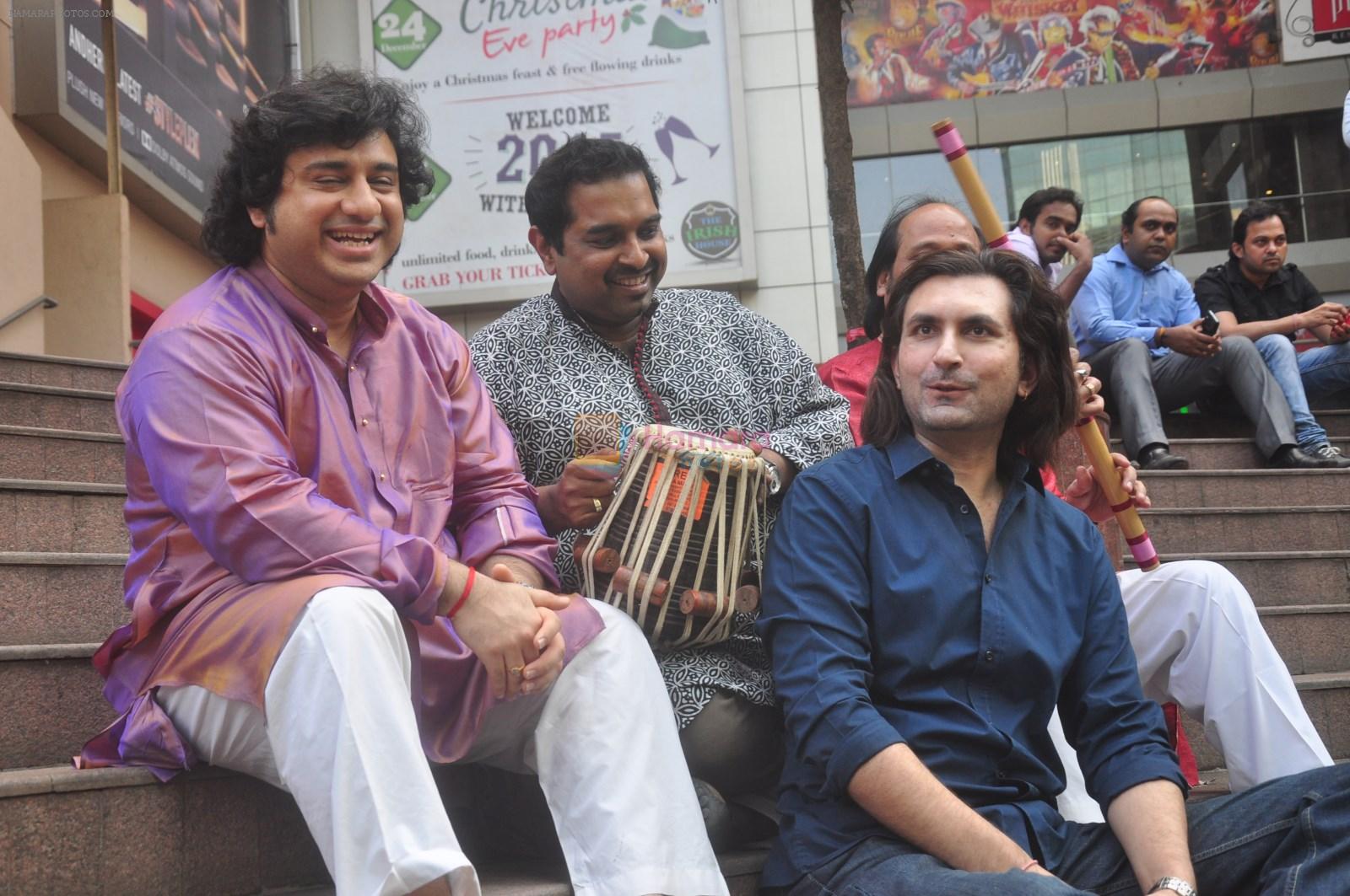 Vidvan Kumaresh, Shankar Mahadevan, Ronu Majumdar, Rahul Sharma at ...