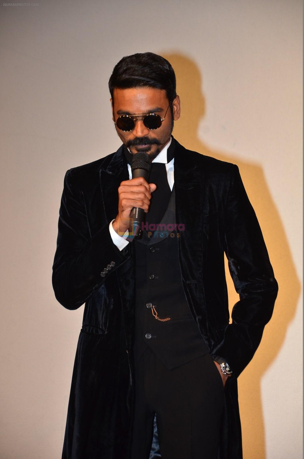 Dhanush at Shamitabh trailor launch in Mumbai on 6th Jan 2015 / Dhanush ...
