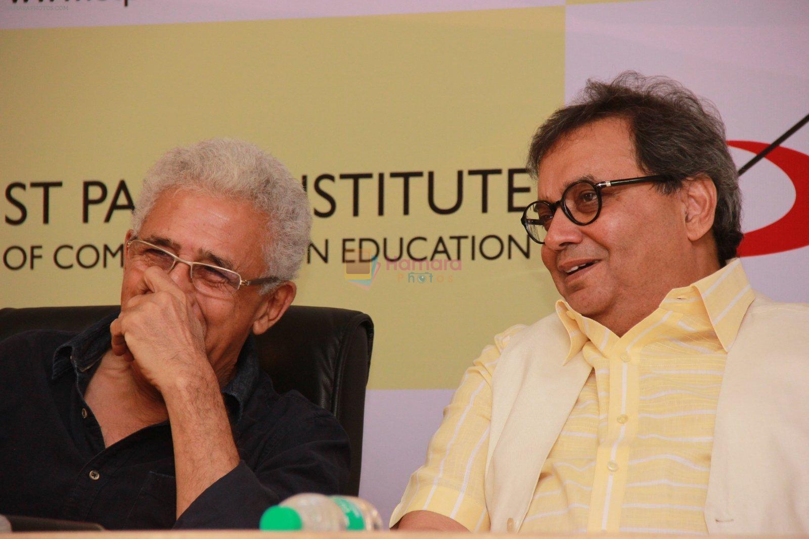 Subhash Ghai, Naseeruddin Shah at Stpaulsice.com launch_ in Mumbai on ...