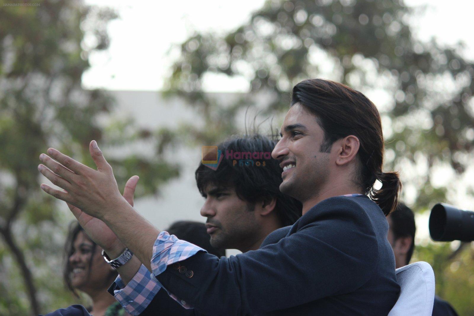 Sushant Singh Rajput at Byomkesh Bakshi Fashion Showcase in Mumbai on ...