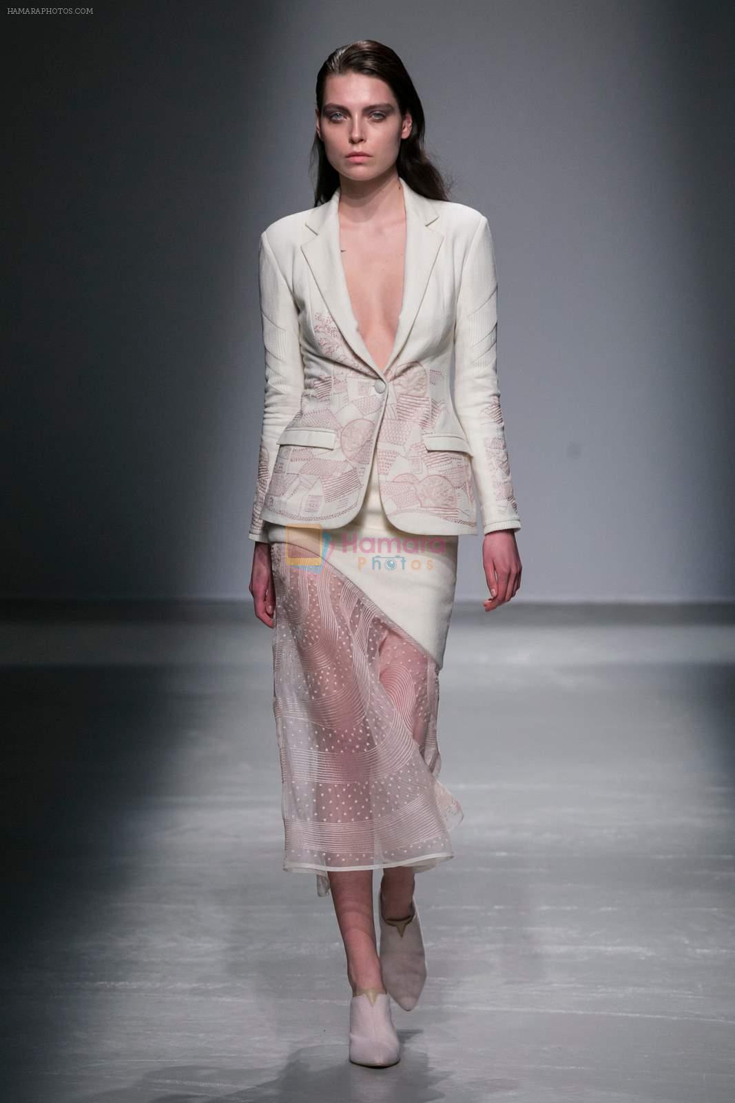 Model walks the ramp for Rahul Mishra showcases at Paris Fashion Week ...