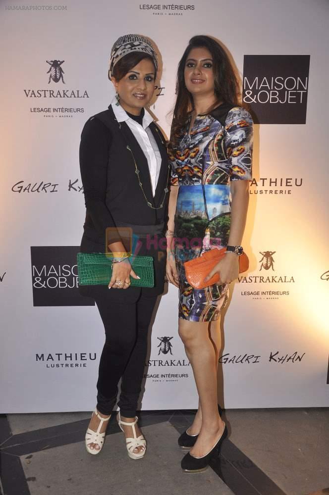 Sarah Belhasa and Kulsum Shatab at Hi tea at Gauri Khan's space for ...